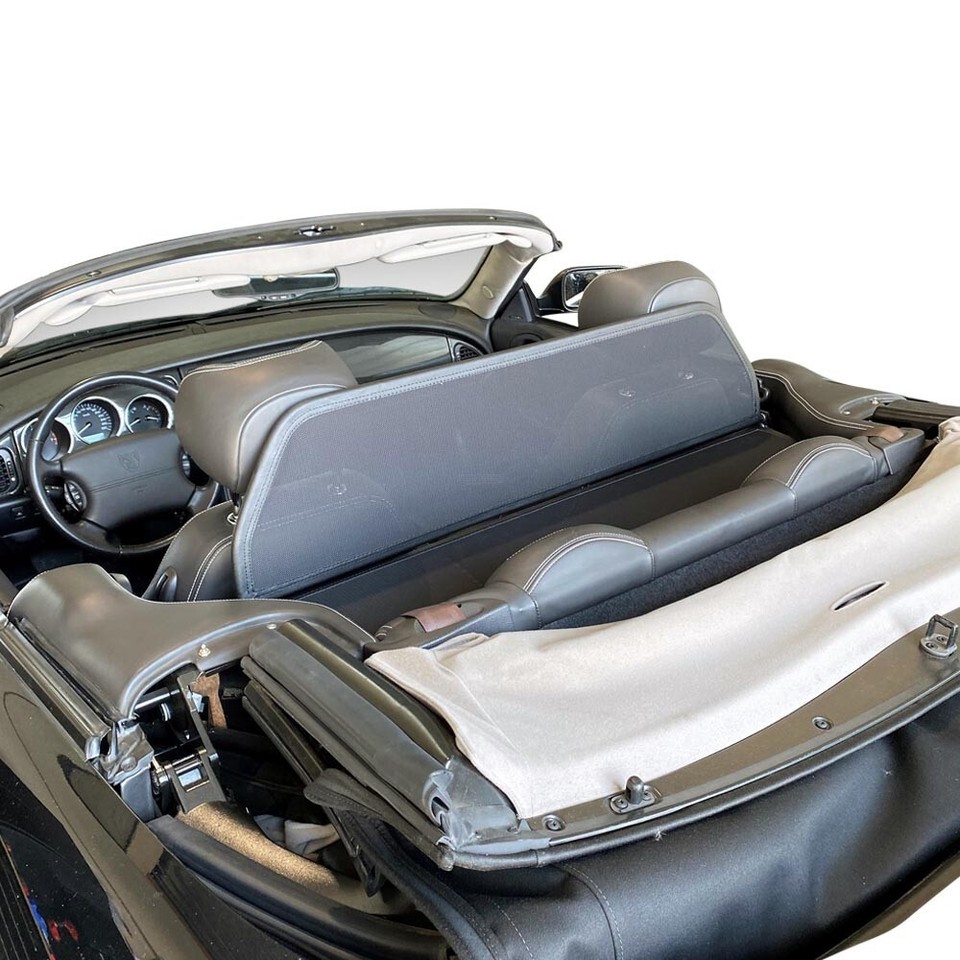 Wind Deflector for Jaguar XK8 / XKR X100 1996-2006 - More Legroom Black ...