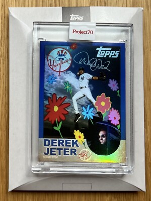2021 TOPPS PROJECT 70 DEREK JETER BY SEAN WOTHERSPOON - RAINBOW FOIL 28 ...