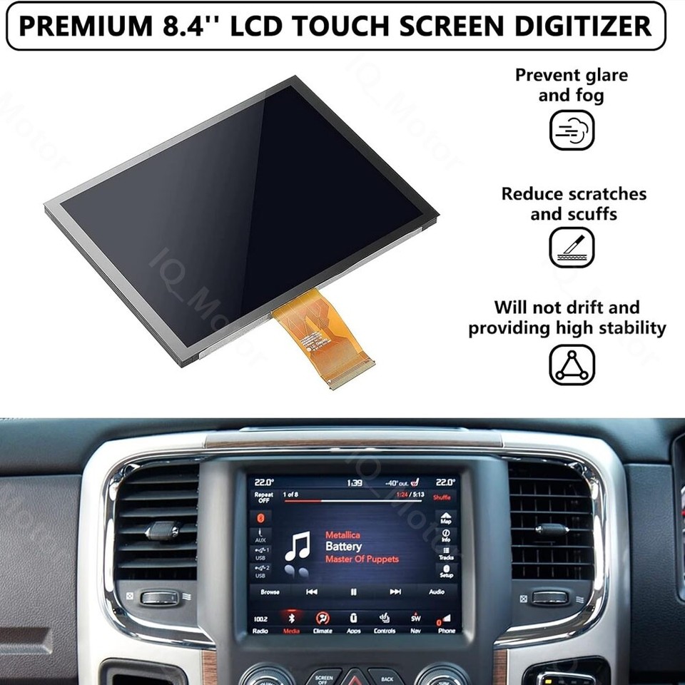 8.4" Replacement Uconnect 4C UAQ LCD Display Touch Screen Radio ...