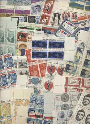 BARGAIN LOT 44 Different 5¢ Era Mint Never Hinged USA Mint NH Plate ...