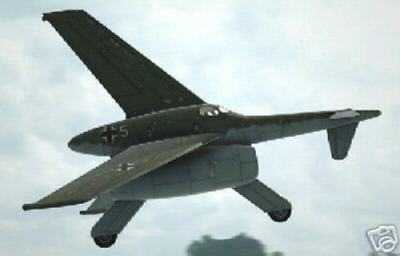 Rheinmetal-Borsig VTOL Airplane Wood Model Free Ship New | eBay