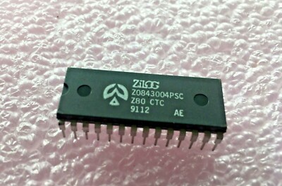 2 pc Z0843004PSC IC Z80 CTC COUNTER TIMER 28 PIN DIP ZILOG | eBay