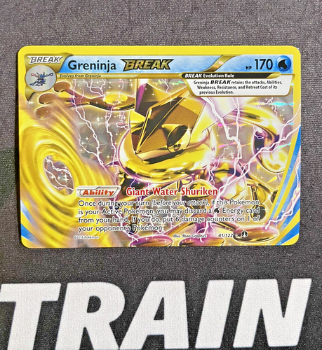 Greninja BREAK 41/122 Rare BREAK Evolution BREAKpoint Pokemon TCG 2016 ...