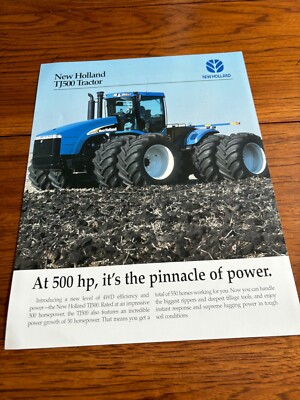 New Holland TJ500 Tractor Brochure FCCA24 | eBay