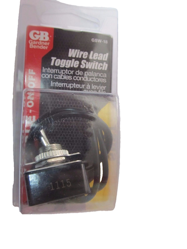 Wire lead Toggle Switch Gardner Bender #GSW-18 NEW | eBay