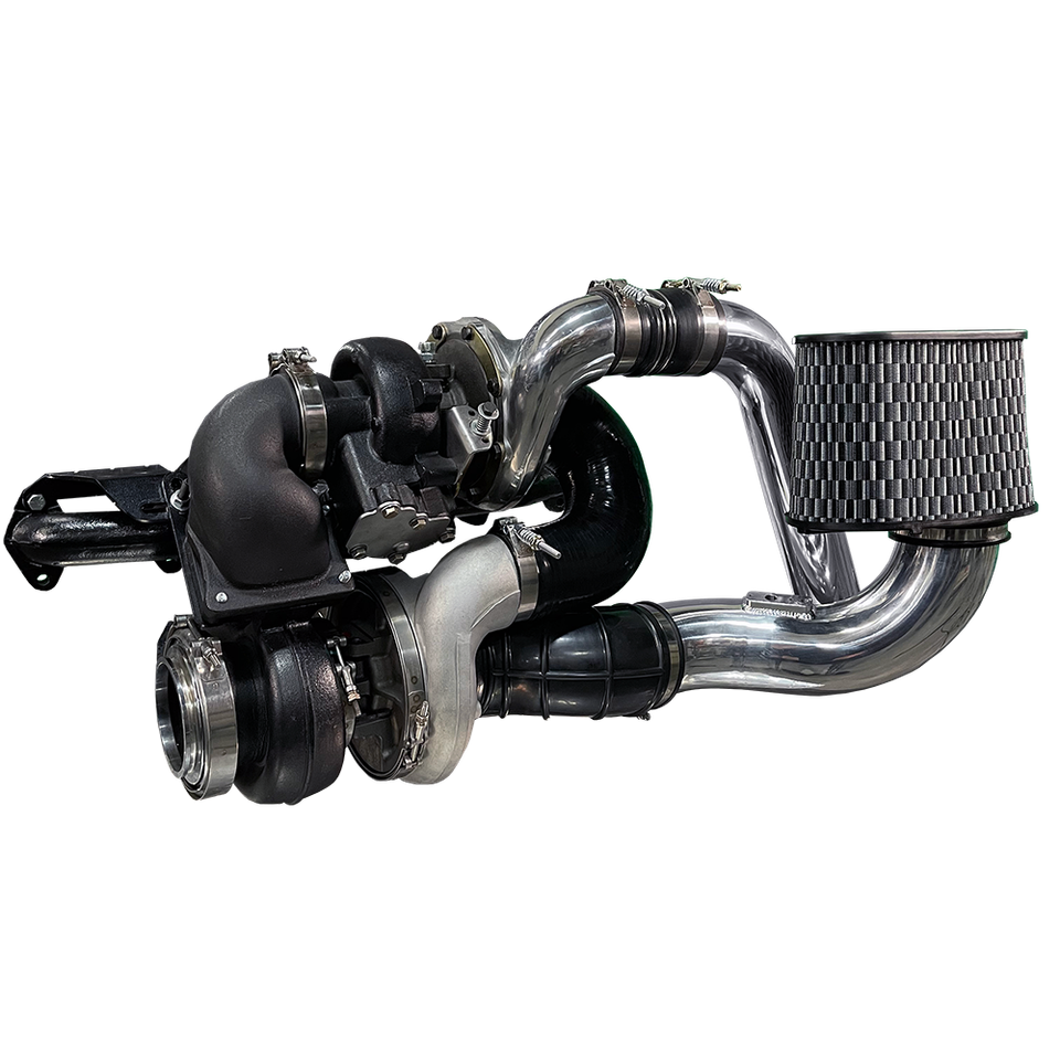DPS Compound Turbo | Twin Kit for Dodge Cummins | Sequential Turbos 5.9 ...