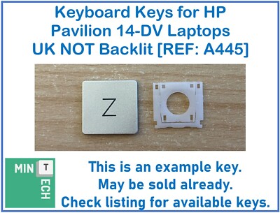 Keyboard Replacement Keys for HP Pavilion 14-DV Laptops UK NOT Backlit ...
