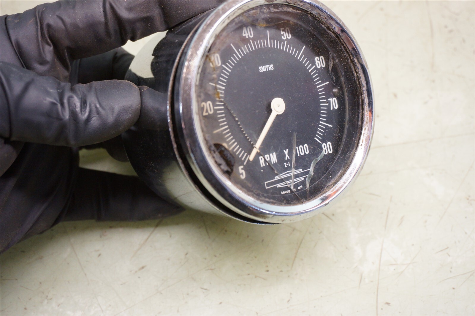 Harley Davidson Ironhead Sportster XLCH XLH 900 Smiths Tachometer *2401 ...