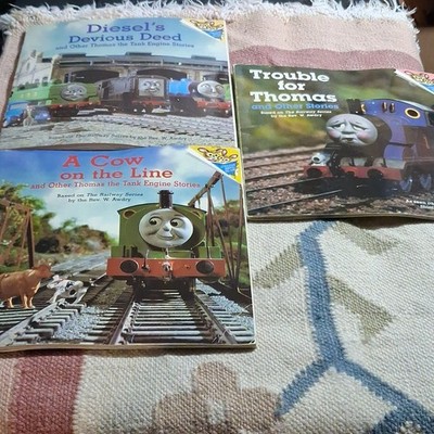 Thomas the Tank Engine A Cow on the Line by Rev. W. Awdry Paperback ...