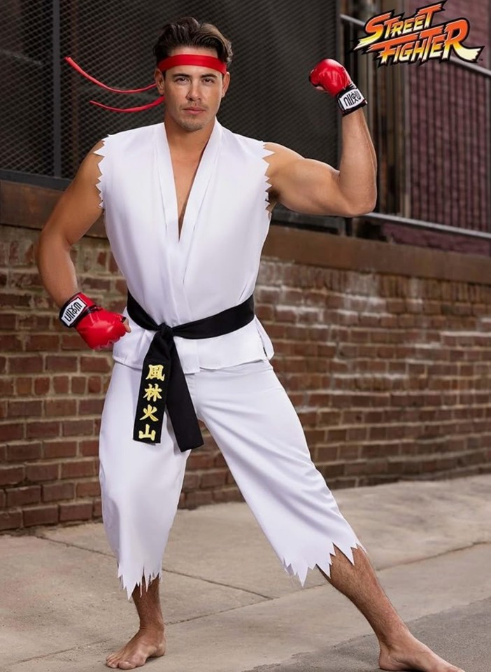 Adult Street Fighter Ryu Costume | eBay