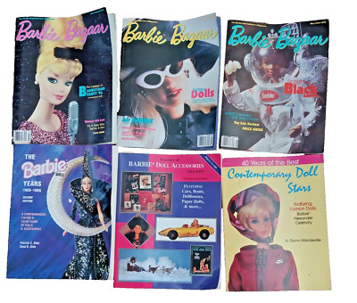 Lot of 6 Vintage Lot of 3 Barbie GUIDE Books & 3 BARBIE BAZAAR ...