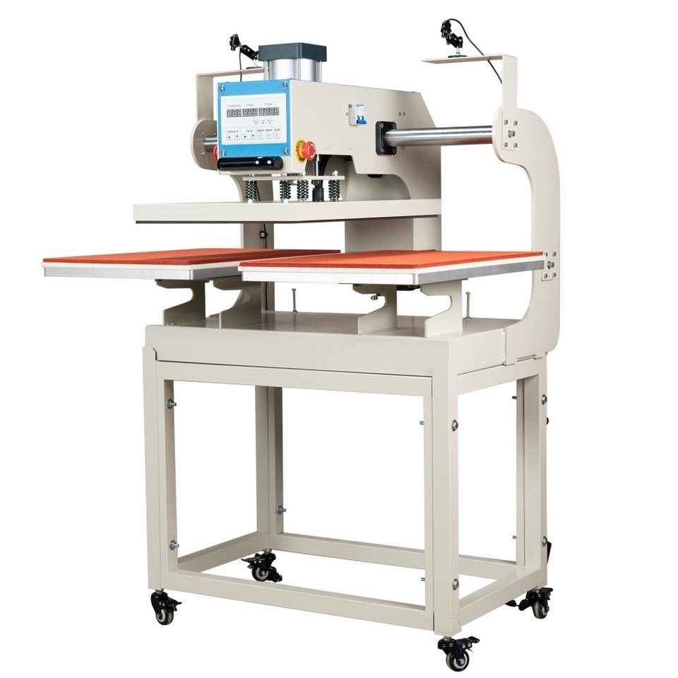 16"x24" Up-Slide Pneumatic Dual Platen Heat Press Machine 2 Infrared ...