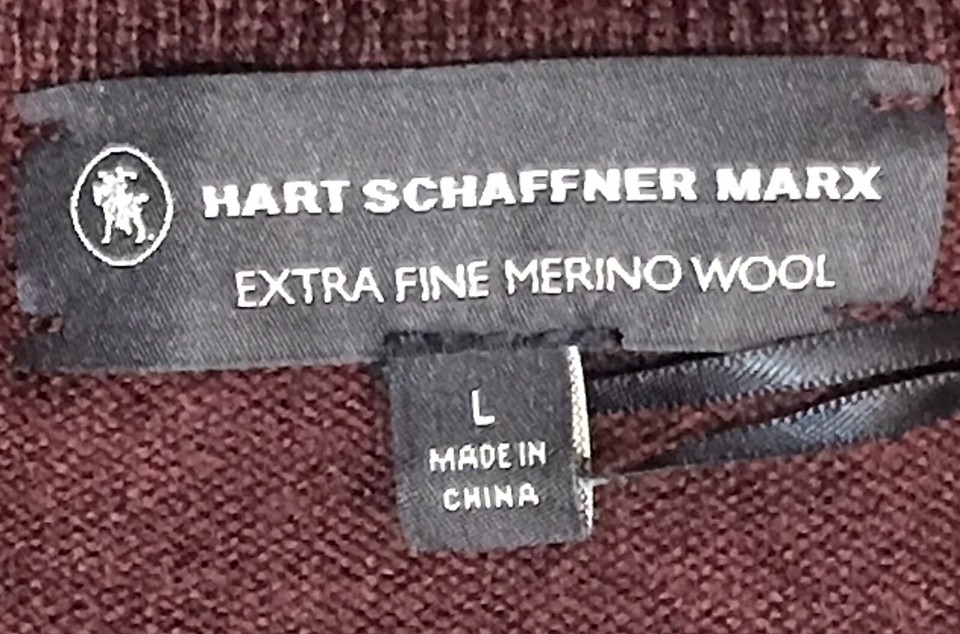 Hart Schaffner Marx Mens New $80 Pullover V-Neck Sweater Vest L Large ...