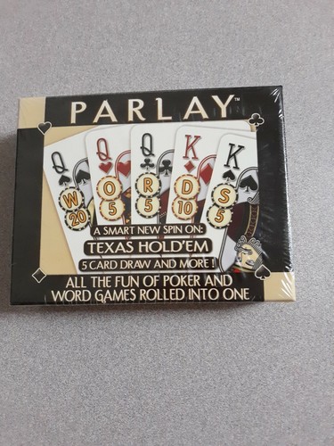 PARLAY: A Smart New Spin on: Texas Hold'em 5 Card Draw and More. Word ...