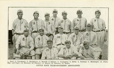1916 Spalding Baseball Guide Page - 1915 Little Rock Travelers Southern ...