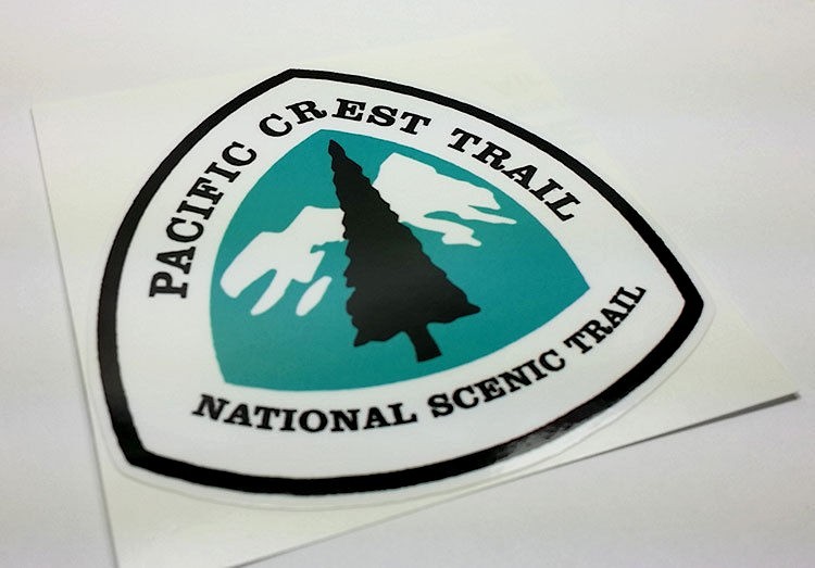 4 inch PACIFIC CREST TRAIL DECAL / PCT Vinyl Sticker, Hiking | eBay