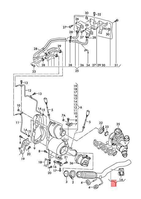 AUDI SEAT SKODA VW A1 IBIZA ST TOLEDO FABIA EXHAUST PIPE 6C0253101E NO ...