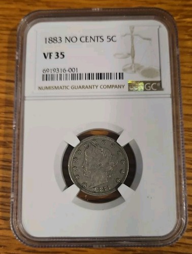 1883 US Liberty V Nickel 5c No Cents NGC VF 35 | eBay