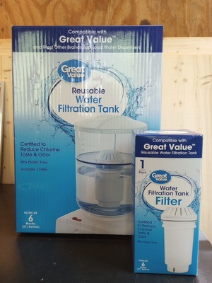 NEW Open Box Great Value Reusable Water Filtration Tank With 1 ...