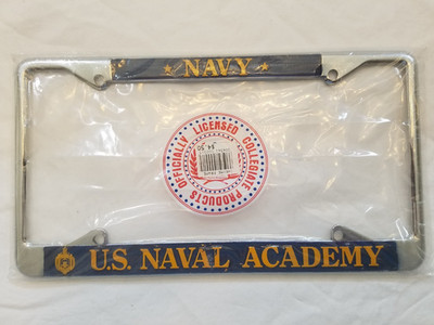 US Naval Academy USNA NAVY License Plate Frame Annapolis Maryland USN ...