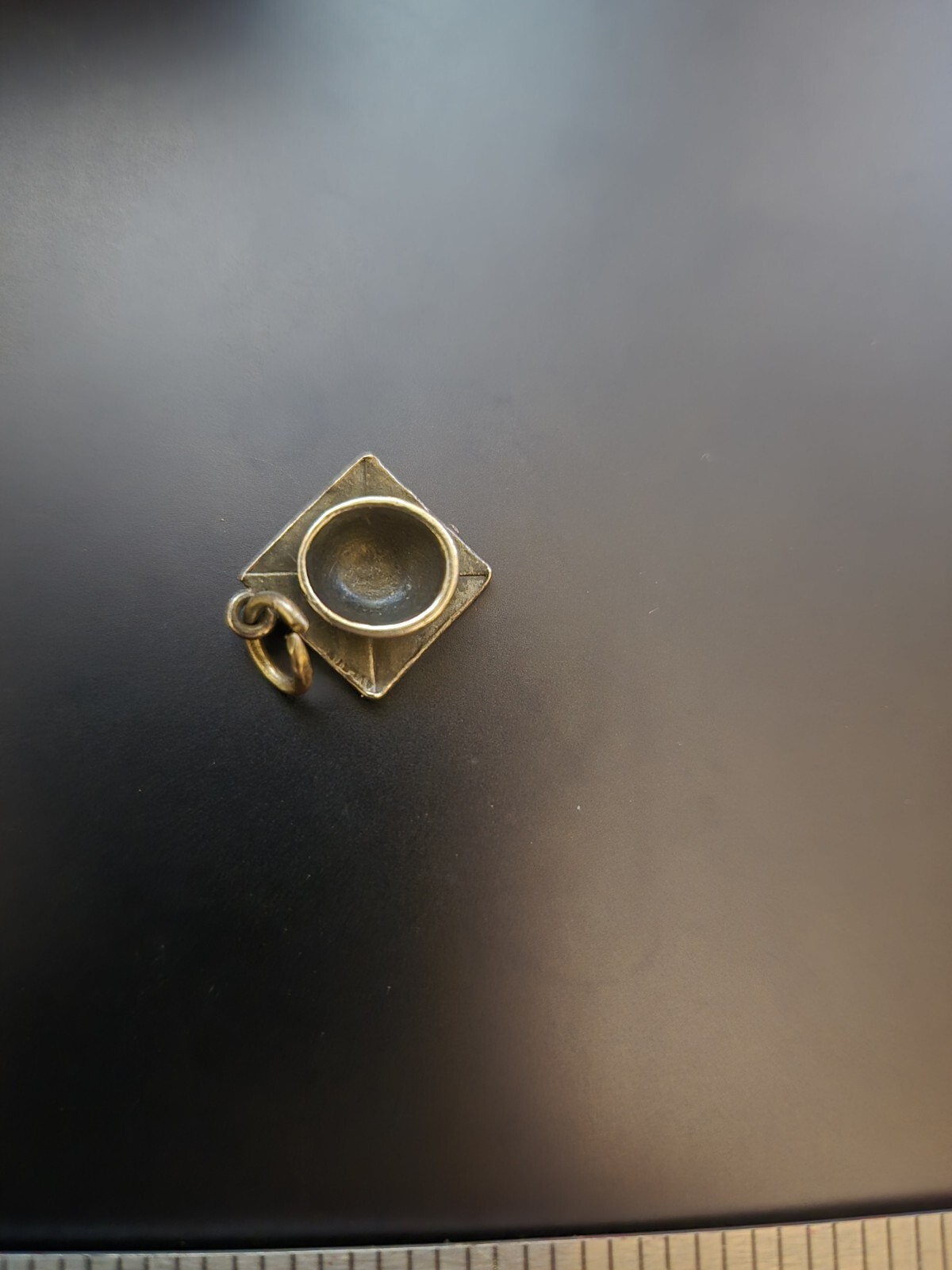 James Avery Retired Graduation Cap Cut Charm 925 SS - Gem