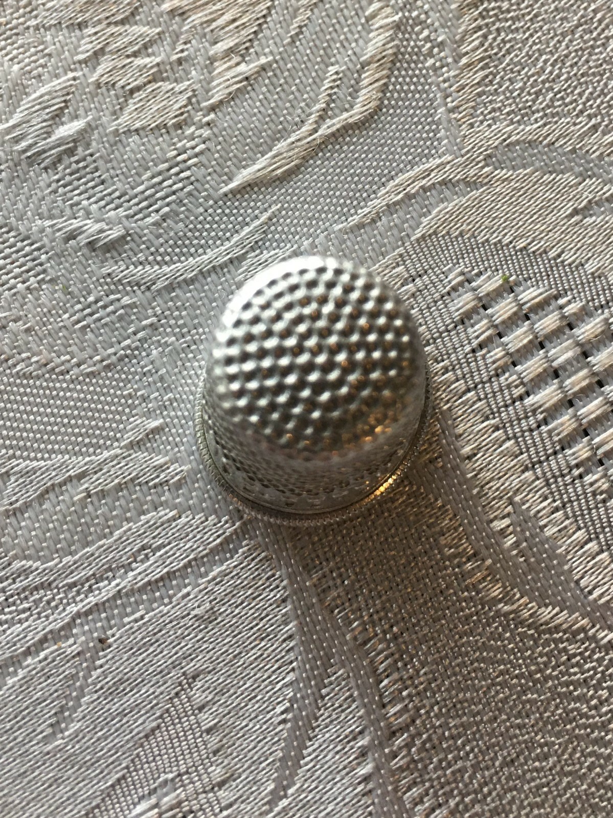 Vtg Turn of the Century Aluminum Advertising Thimble Texas Ice House | eBay