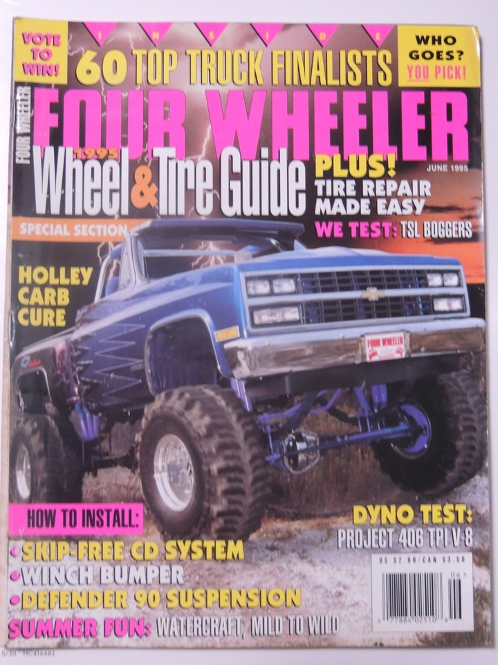 Four Wheeler Magazine: Various issues from 1987, 1989, 1990, 1991, 1995 ...