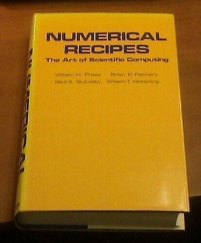 Numerical Recipes: The Art of Scientific Computing - Hardcover - GOOD 9780521308113 | eBay