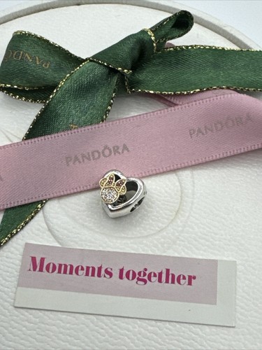 Pandora Silver & 14k Gold Disney Mickey Minnie Mouse Love Icons LTD ED ...
