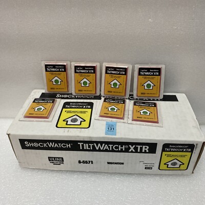 10 Pack Uline S-5571 ShockWatch TiltWatch XTR - Pallet Shipping Tilt ...
