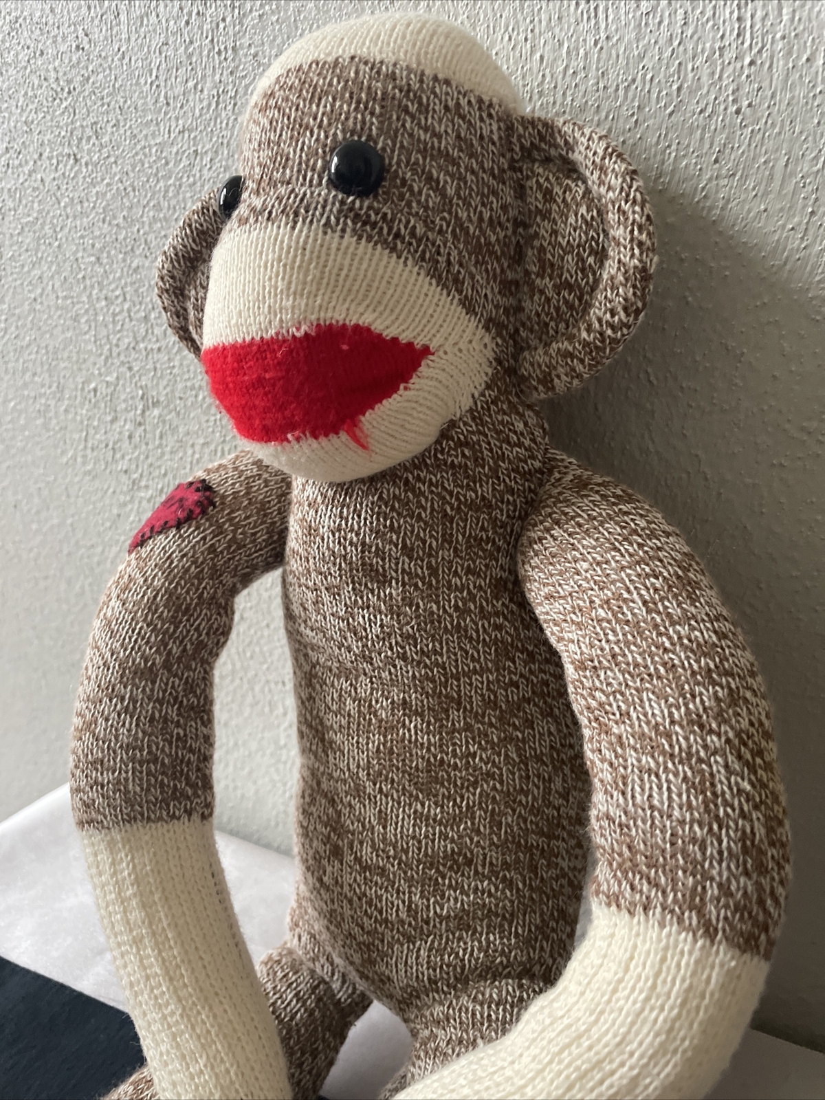 The Original Sock Monkey, Hand-Knit, Plush Material, 20" inch | eBay