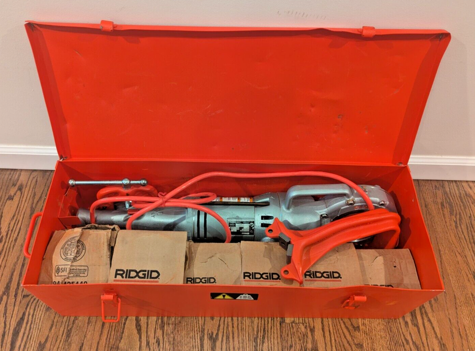 Ridgid 700 Power Driver Pipe Threader Kit #45178 With 1/2" to 2" NPT ...