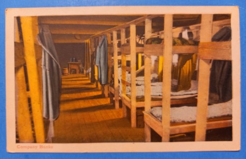 c1915 ARMY NAVY COMPANY BUNKS EARLY MILITARY POSTCARD | eBay