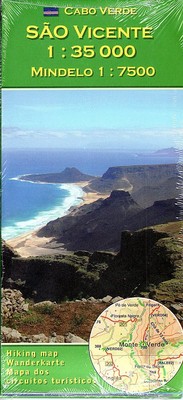 Sao Vicente includes Mindelo at 1:7,500 map ZZZ | eBay