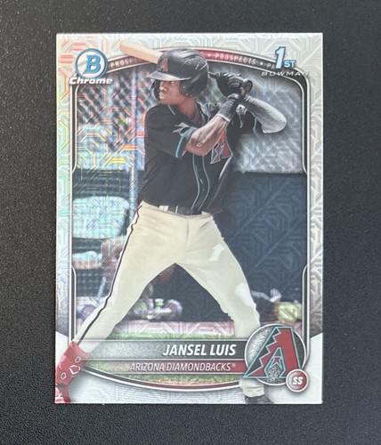 JANSEL LUIS 2025 BOWMAN #BCP-84 SP CHROME 1ST MOJO REFRACTOR ARIZONA 📈 | eBay