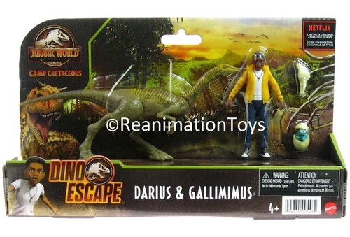 Jurassic World Park Camp Cretaceous Darius & Gallimimus Baby Bumpy ...