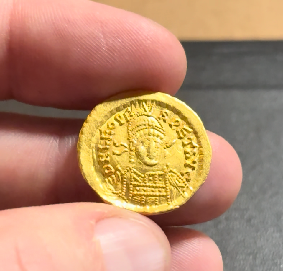 Leo I Ancient Gold Solidus. Eastern Roman Empire 457-474 AD. See Video. | eBay