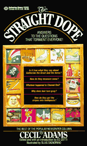 The Straight Dope 345333152| eBay