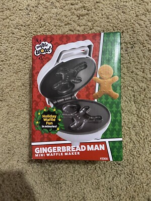 Waffle Wow Gingerbread Man Mini Waffle Maker | eBay