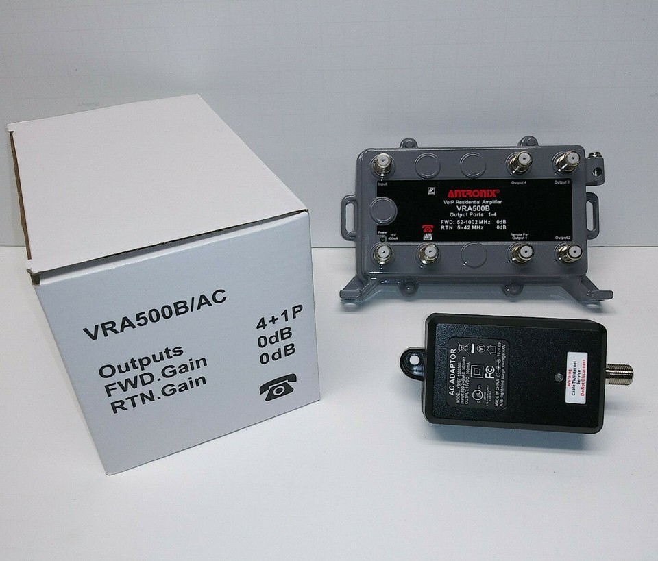 Antronix VRA500B/AC VOIP Integrated Residential Amplifier Power Signal ...