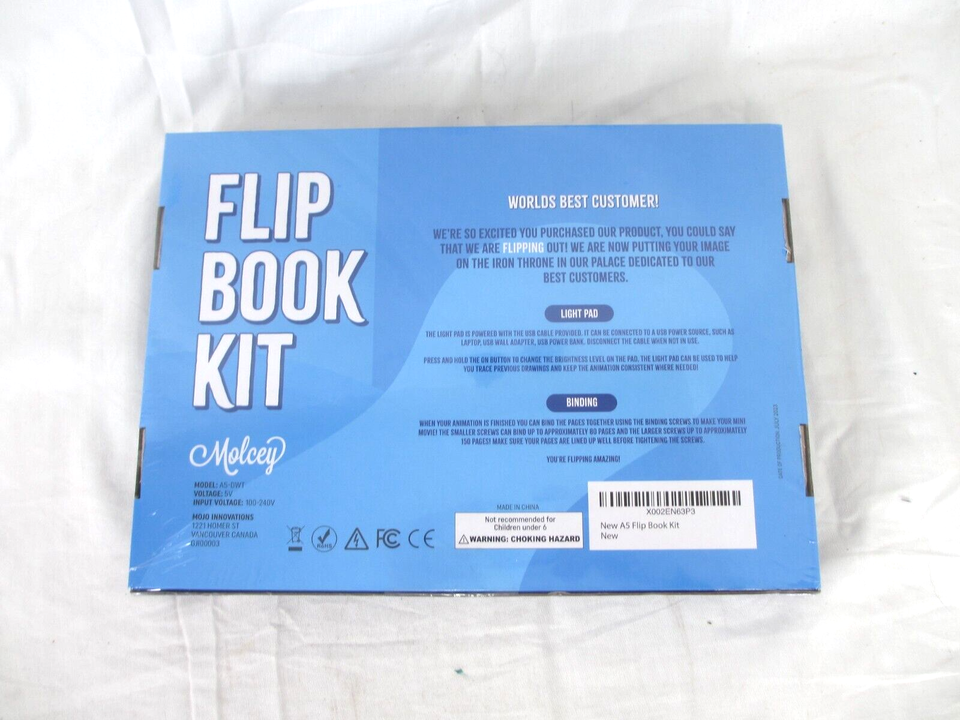 Flip Book Kit- LED Lightbox for Drawing and Tracing & 240 Sheets ...