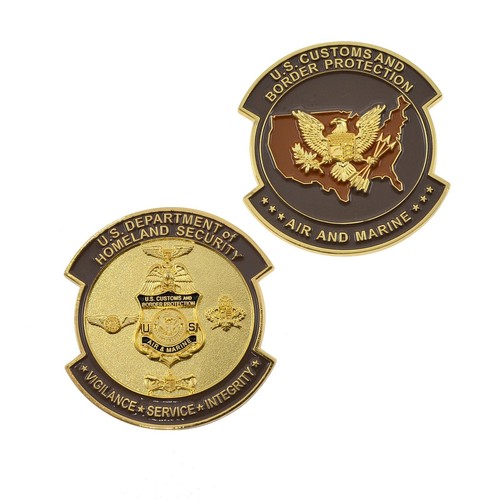 USCBP Air and Marine Officer Challenge Coin AMO Patch Token | eBay