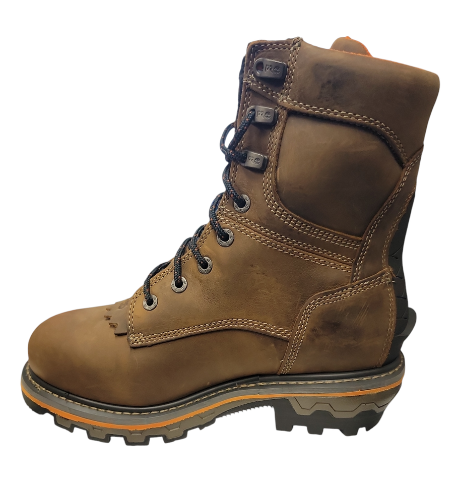 Men's Timberland Pro Boondock HD 8" Logger Soft Toe Waterproof Boot ...