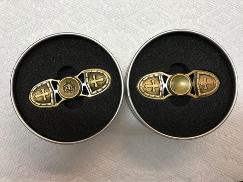 16 Pack-Fast Speed Fidget Hand Spinner 2 sided Brass Metal EDC toy ...