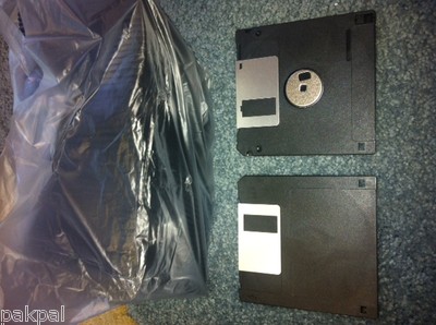 3.5" HD High Density 1.44MB BLACK Diskette, High Clips, 100 pcs/Case | eBay