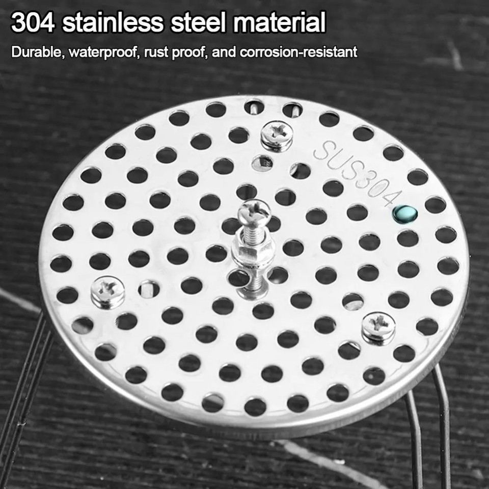 Silver 304 Stainless Steel Mesh Cover for PVC Vent Pipe Exhaust Hood ...