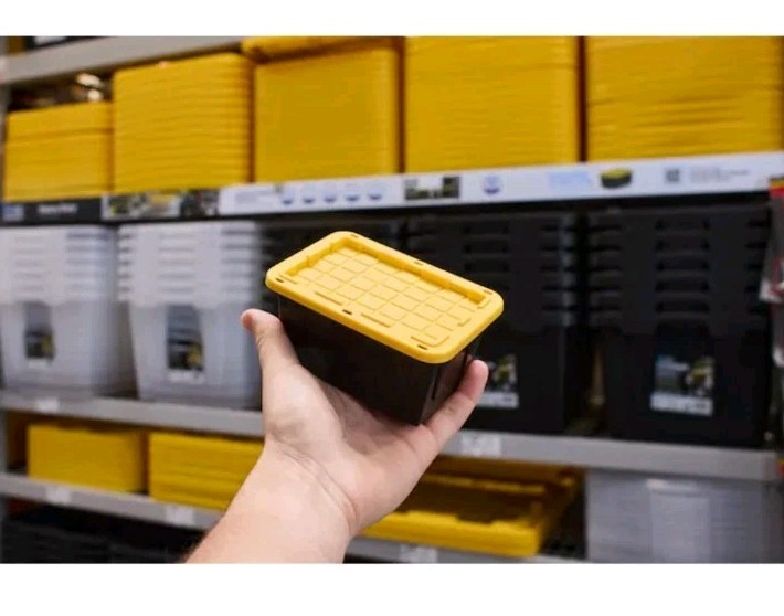 Lowe’s Teeny Tote *2 PACK* Viral Mini Plastic Storage Totes | eBay