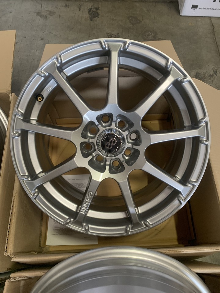 16x7 +45 Enkei EDR9 4x100 & 4x114.3 Silver Paint Wheels (Used Set) | eBay