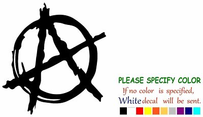 Anarchy Symbol Vinyl Decal Sticker Car Window Bumper Wall Laptop 6" | eBay