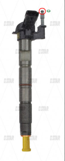 50 pcs in a Package *** INJECTOR BACKLEAK ORING Ref F00VP01003 ...